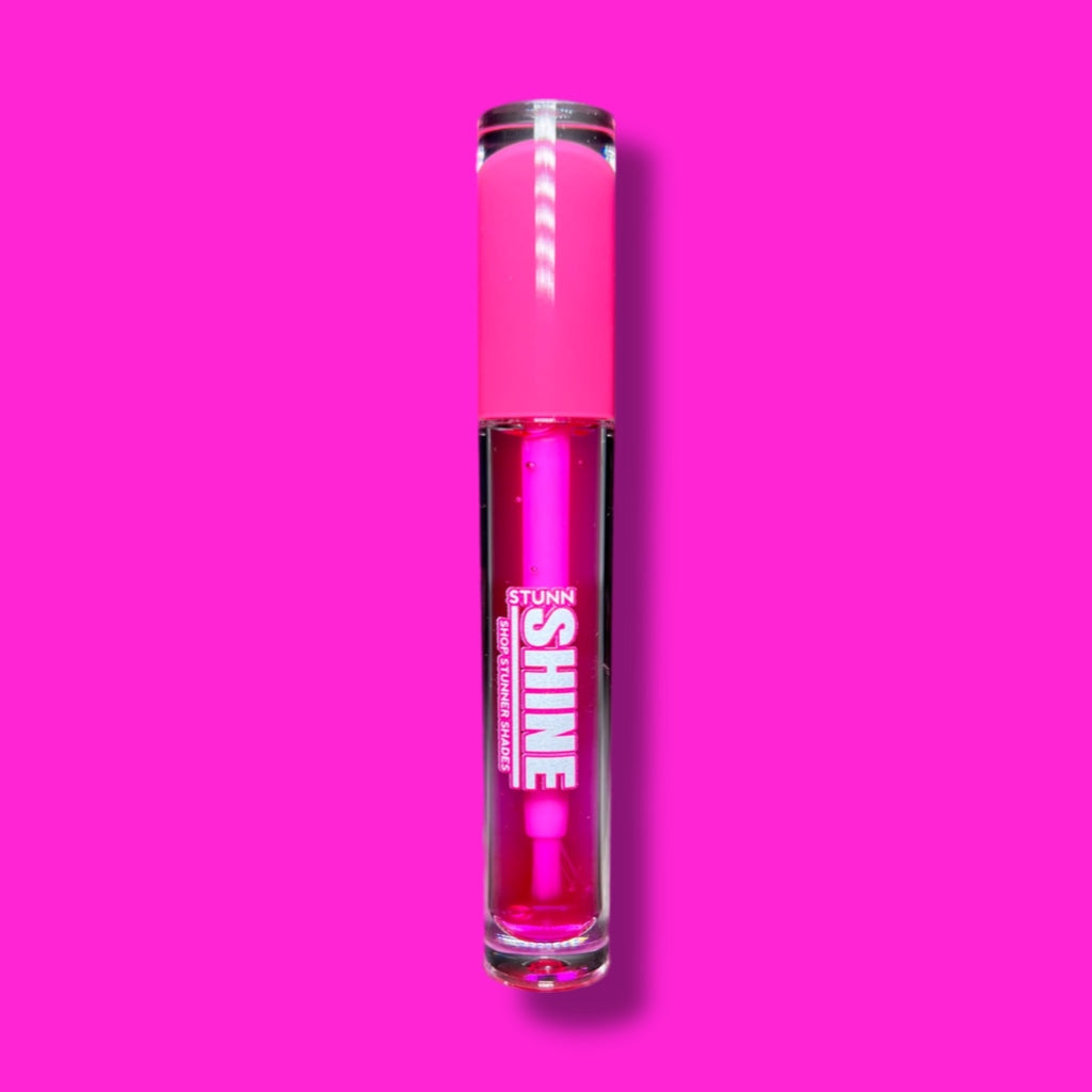 STUNN SHINE: Fuchsia Pink Tint Lip Oil – Shop Stunner Shades